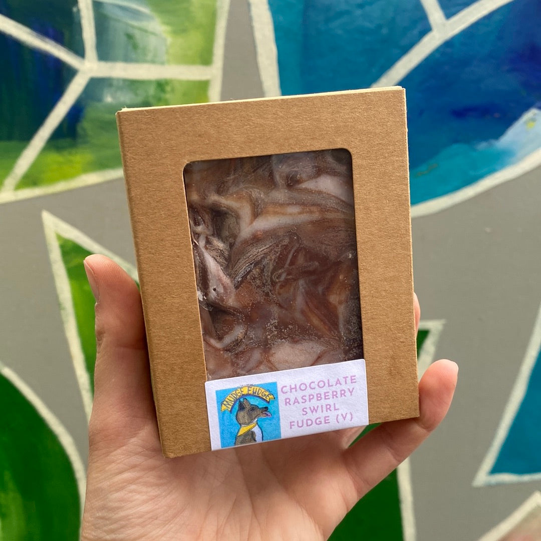 Chocolate Raspberry Swirl Fudge – MUDGE FUDGE